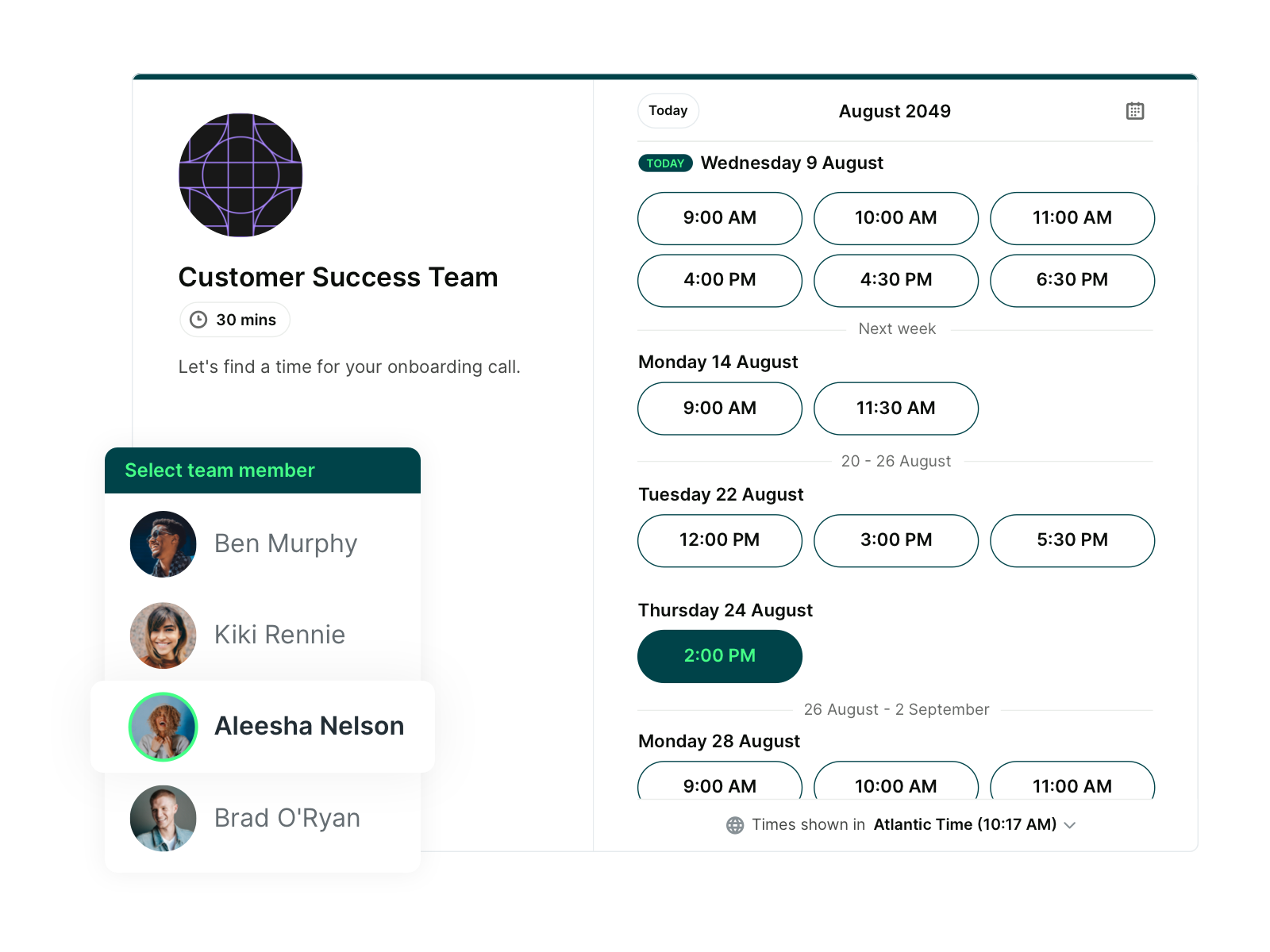 Powerful Scheduling for Teams
