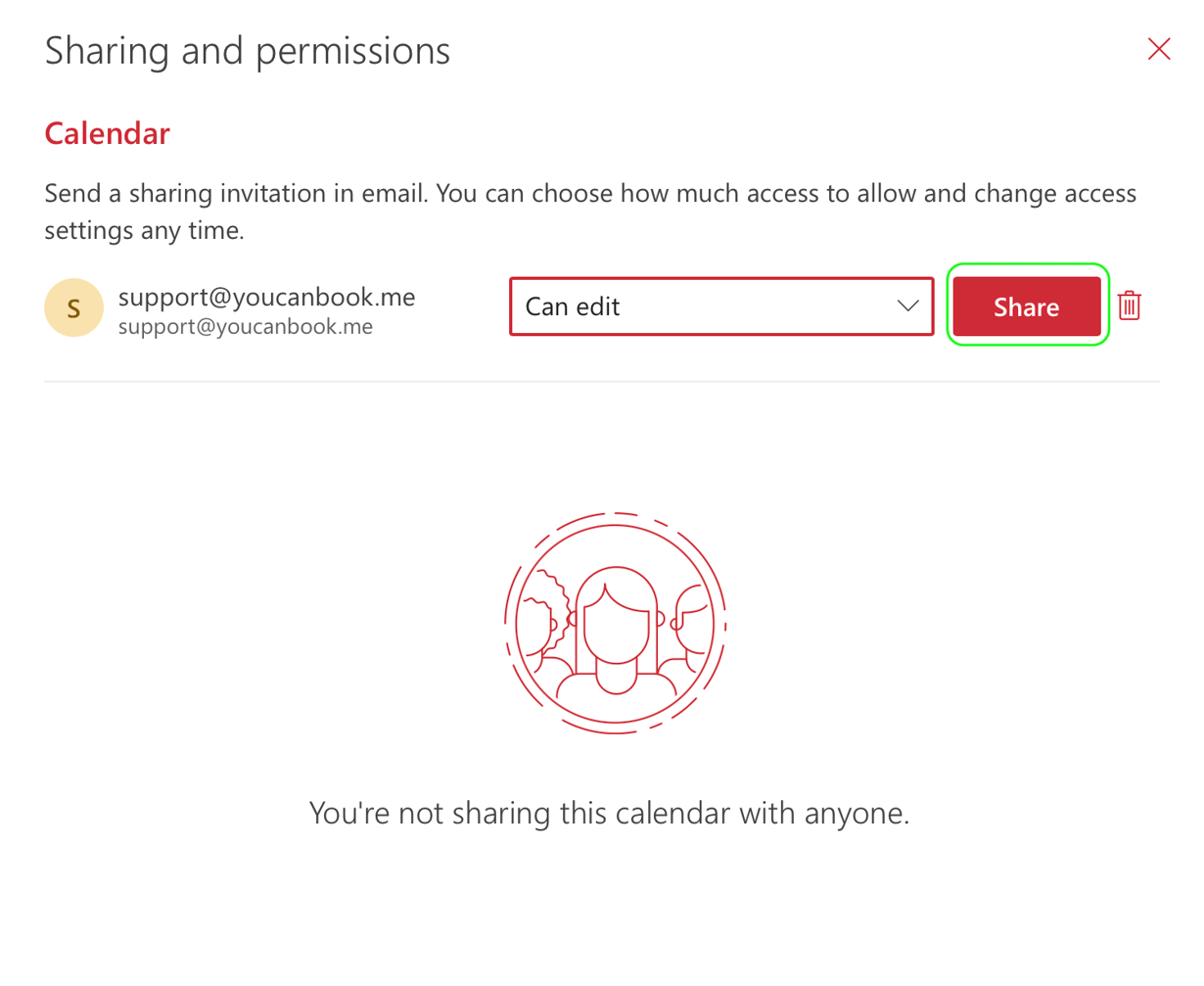 How to share your Outlook calendar from any device
