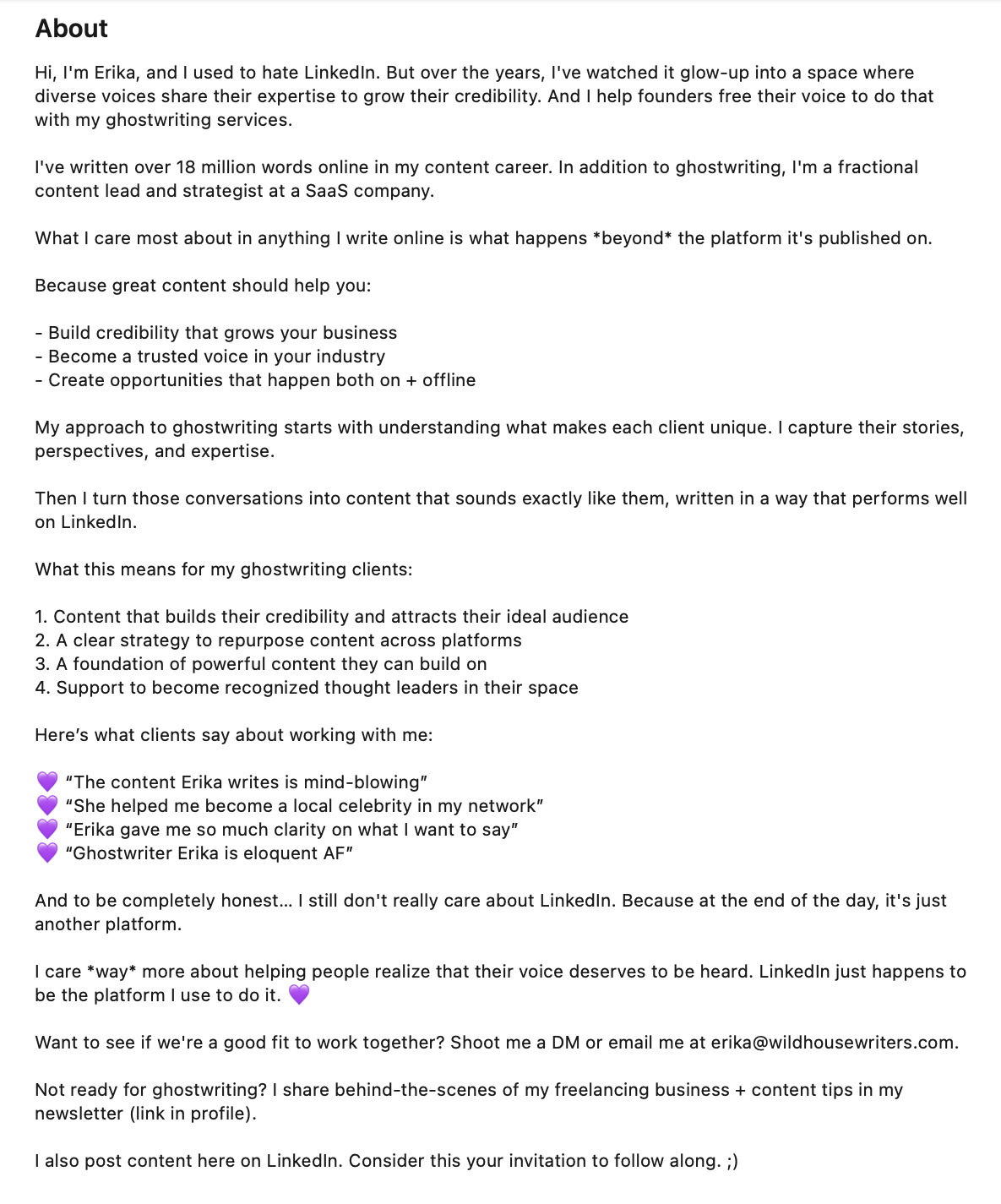 How to Write a LinkedIn Bio That Stands Out + Examples