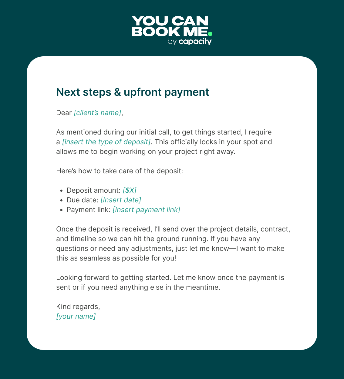 How to Ask Clients for an Upfront Payment the Right Way