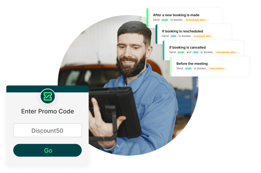 Automotive scheduling software | Easily schedule customers