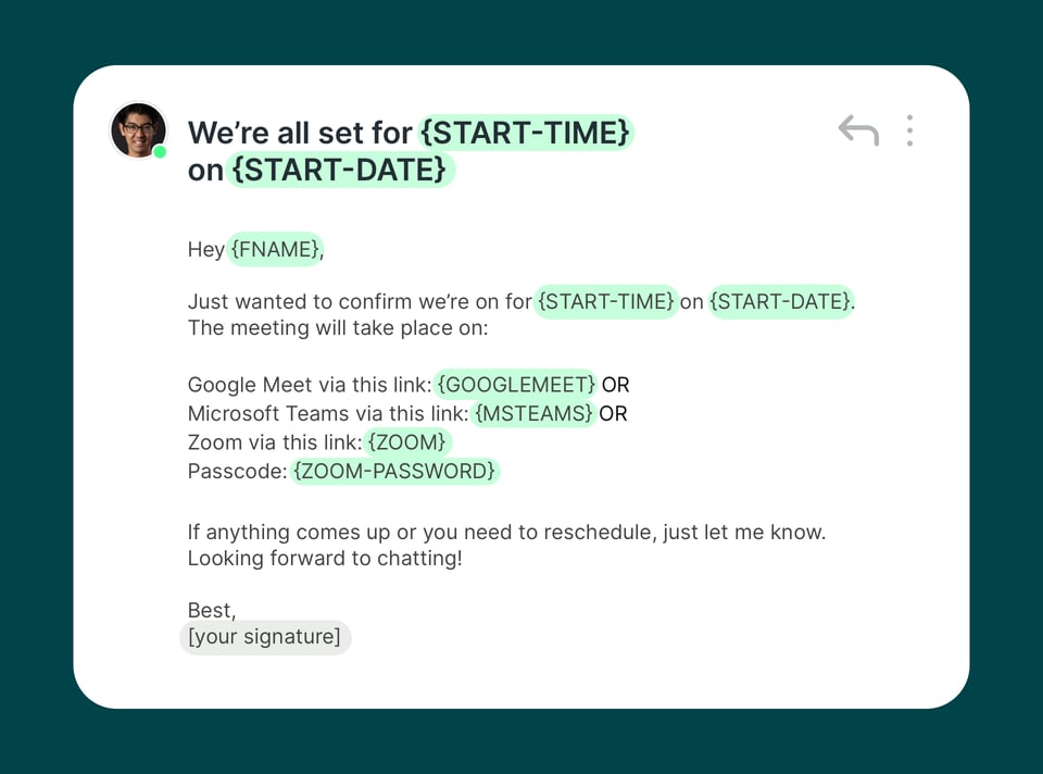 10 Professional Meeting Confirmation Emails for Any Scenario