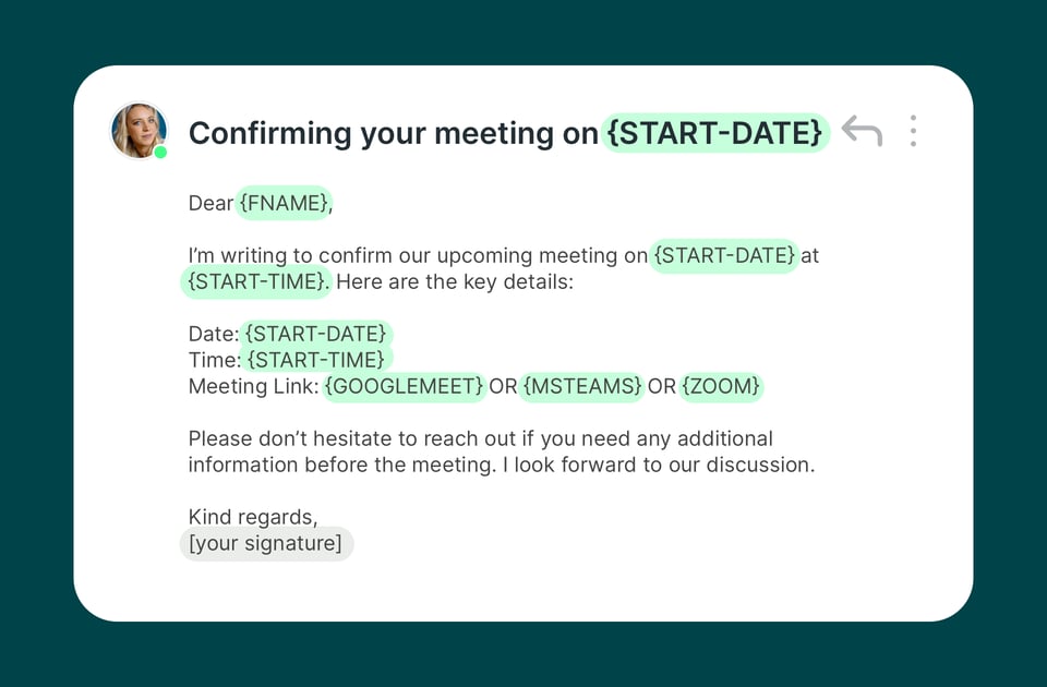 10 Professional Meeting Confirmation Emails for Any Scenario