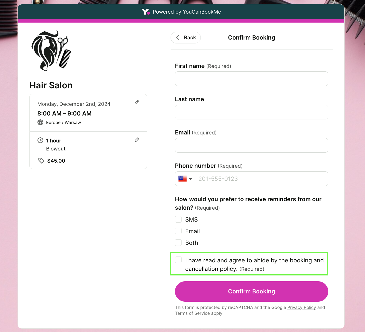 8 Actually Helpful Booking Policy Examples for Salon Owners