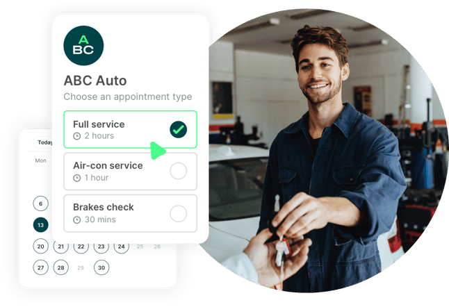 Automotive scheduling software | Easily schedule customers
