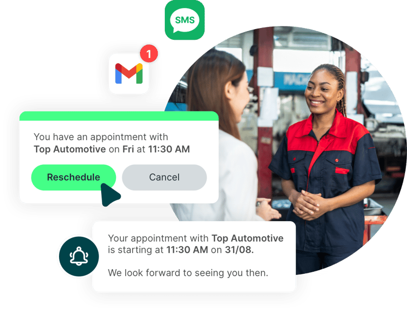 Automotive scheduling software | Easily schedule customers