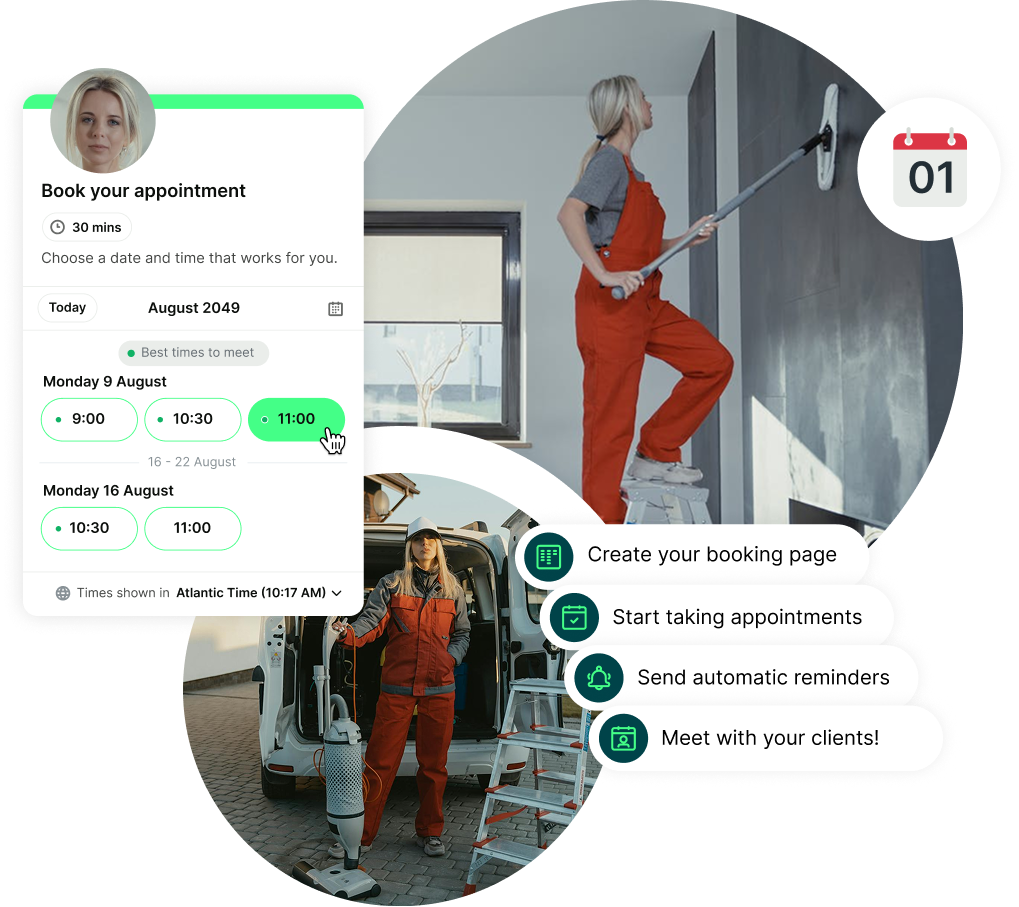 Scheduling Software for Cleaning Businesses | Book More Clients